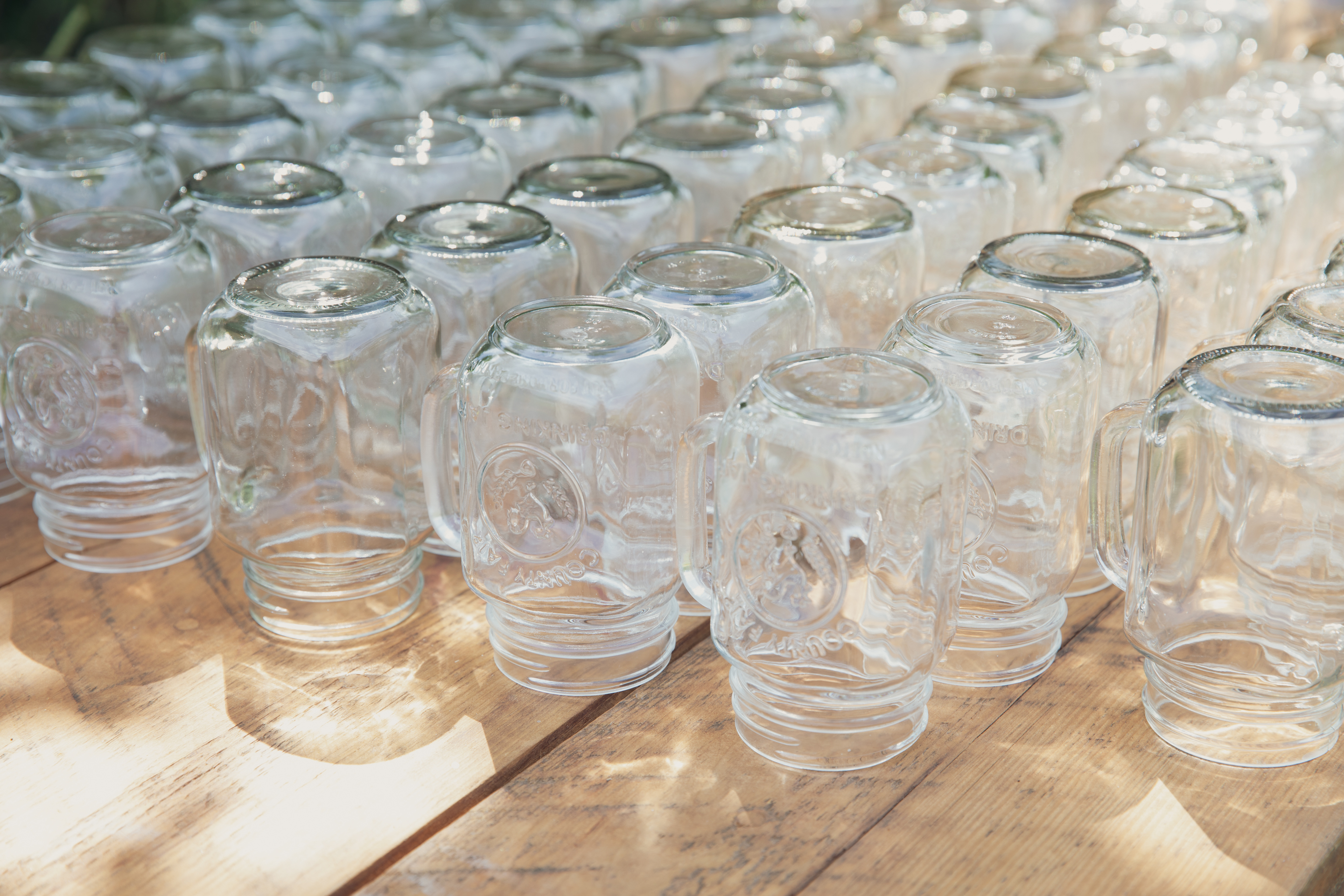 Mason Jars on table